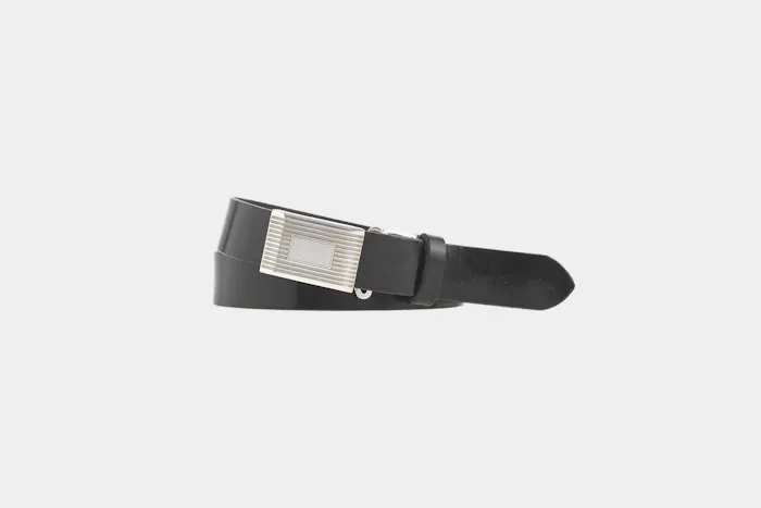 J Crew Leather Plaque Belt Quick Look | Pack Hacker