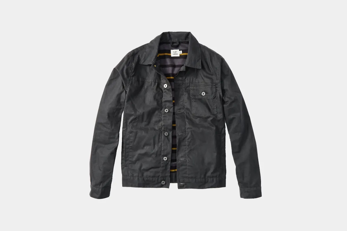 Flint and Tinder Flannel-lined Waxed Trucker Jacket Review | Pack Hacker