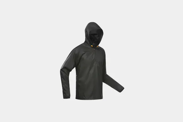 Quechua Waterproof Hiking Jacket Raincut Half-Zip | Pack Hacker