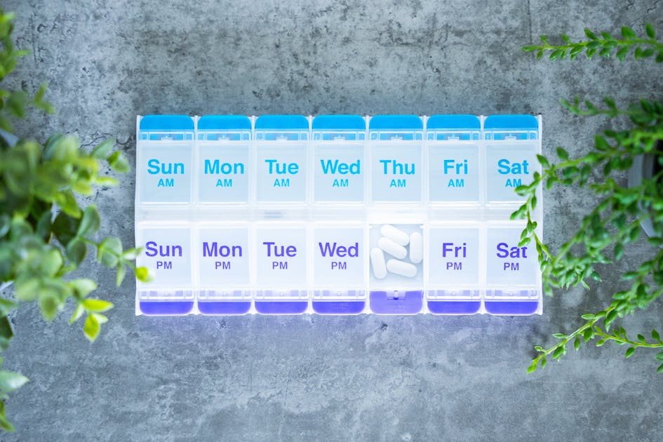 EZY DOSE Push Button (7-Day) Pill Case | Pack Hacker