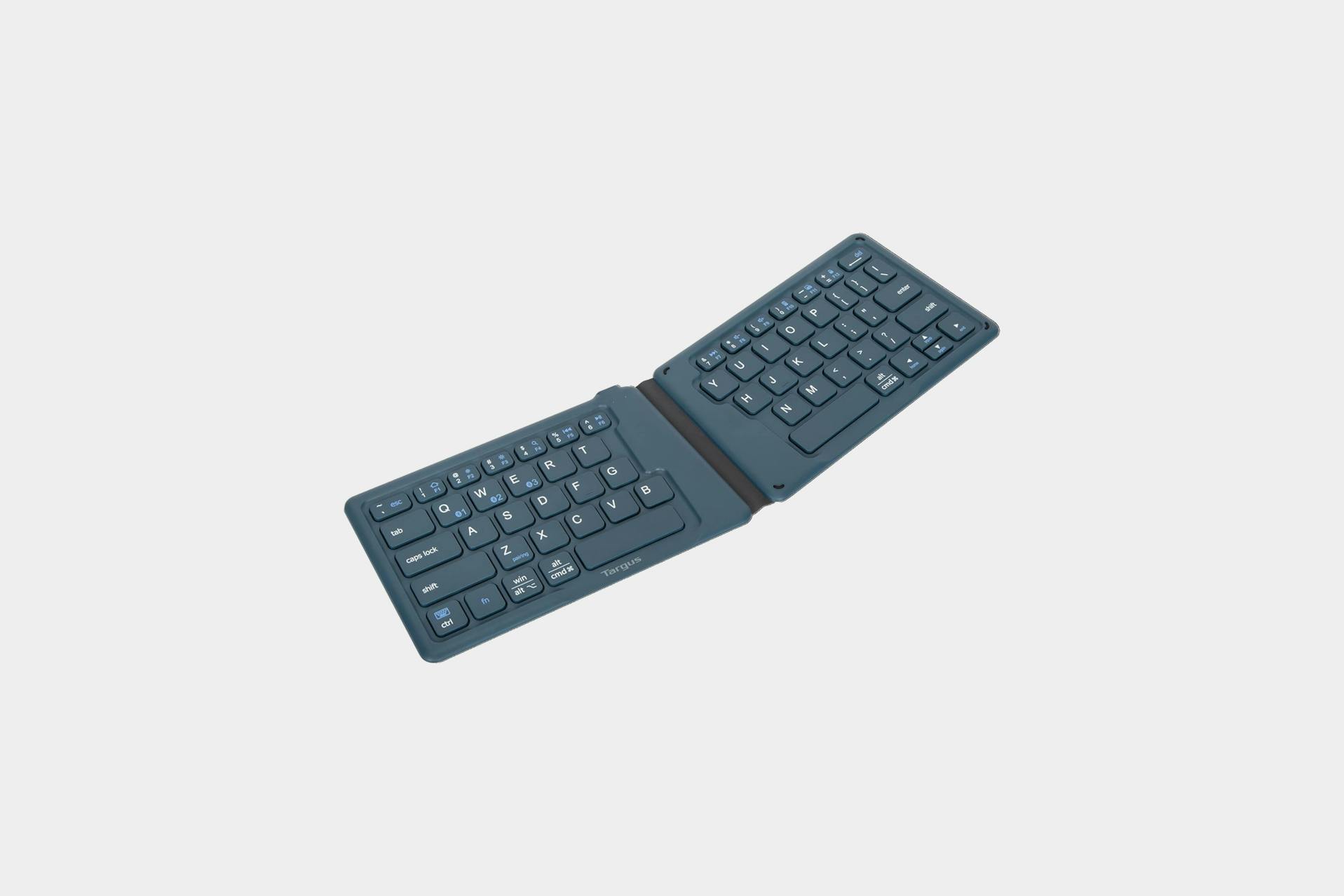 Targus Ergonomic Foldable Bluetooth Antimicrobial Keyboard | Pack Hacker