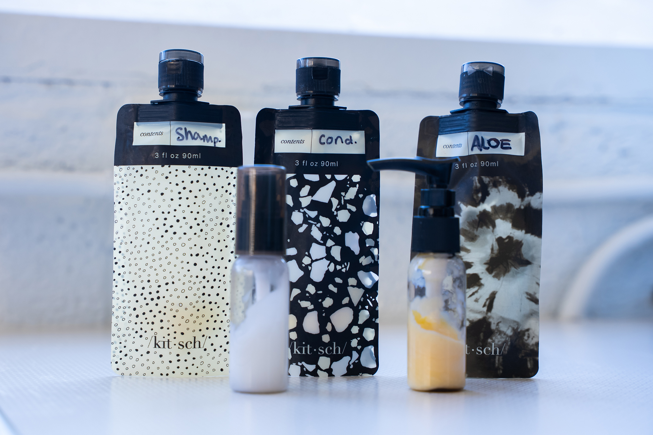 KITSCH Travel Bottles for Toiletries 11pc Set Review | Pack Hacker