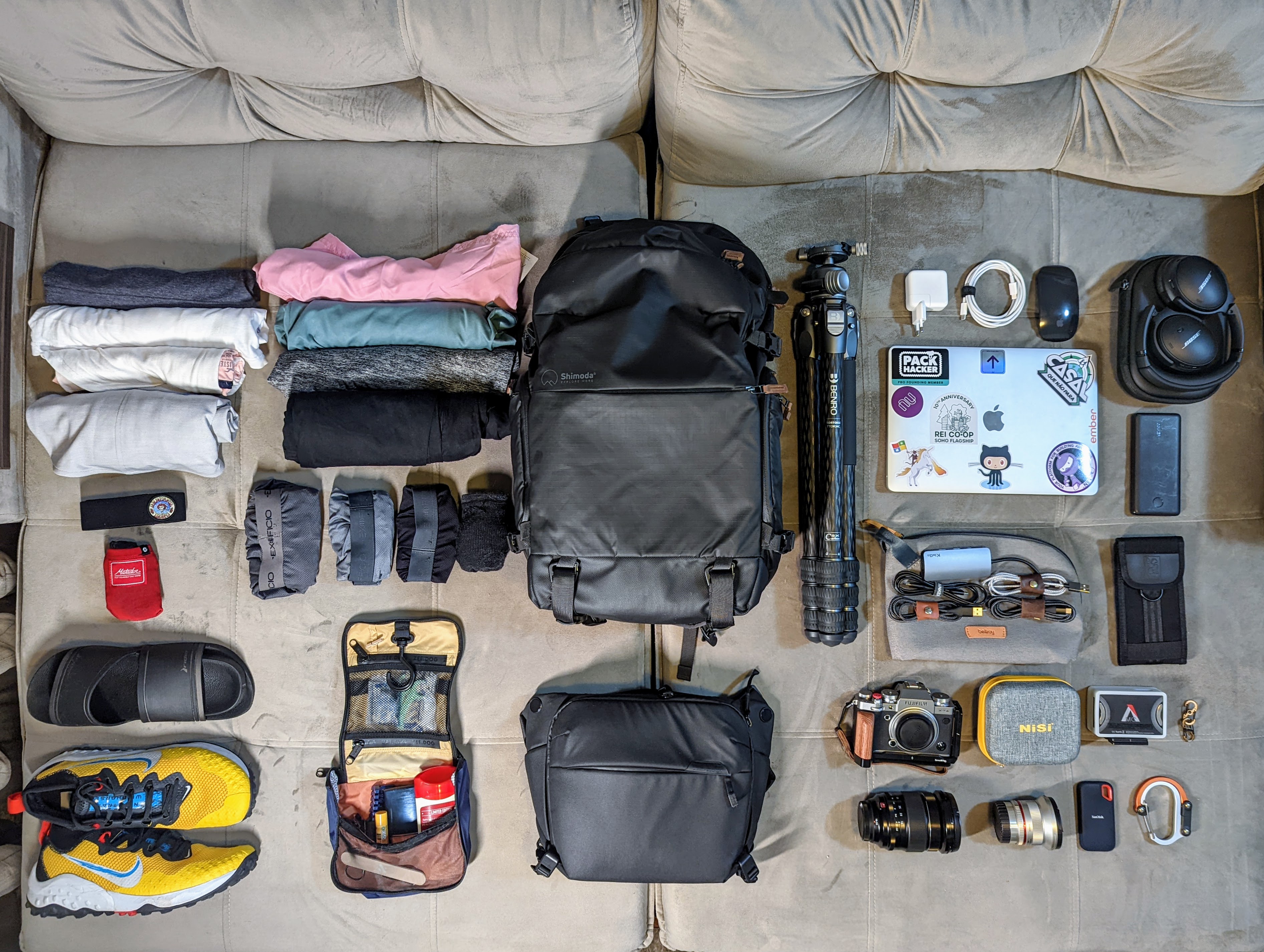 Beach & Photos Packing List